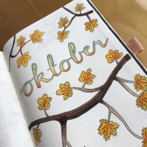 27 Bullet journal monthly cover ideas for October - juelzjohn